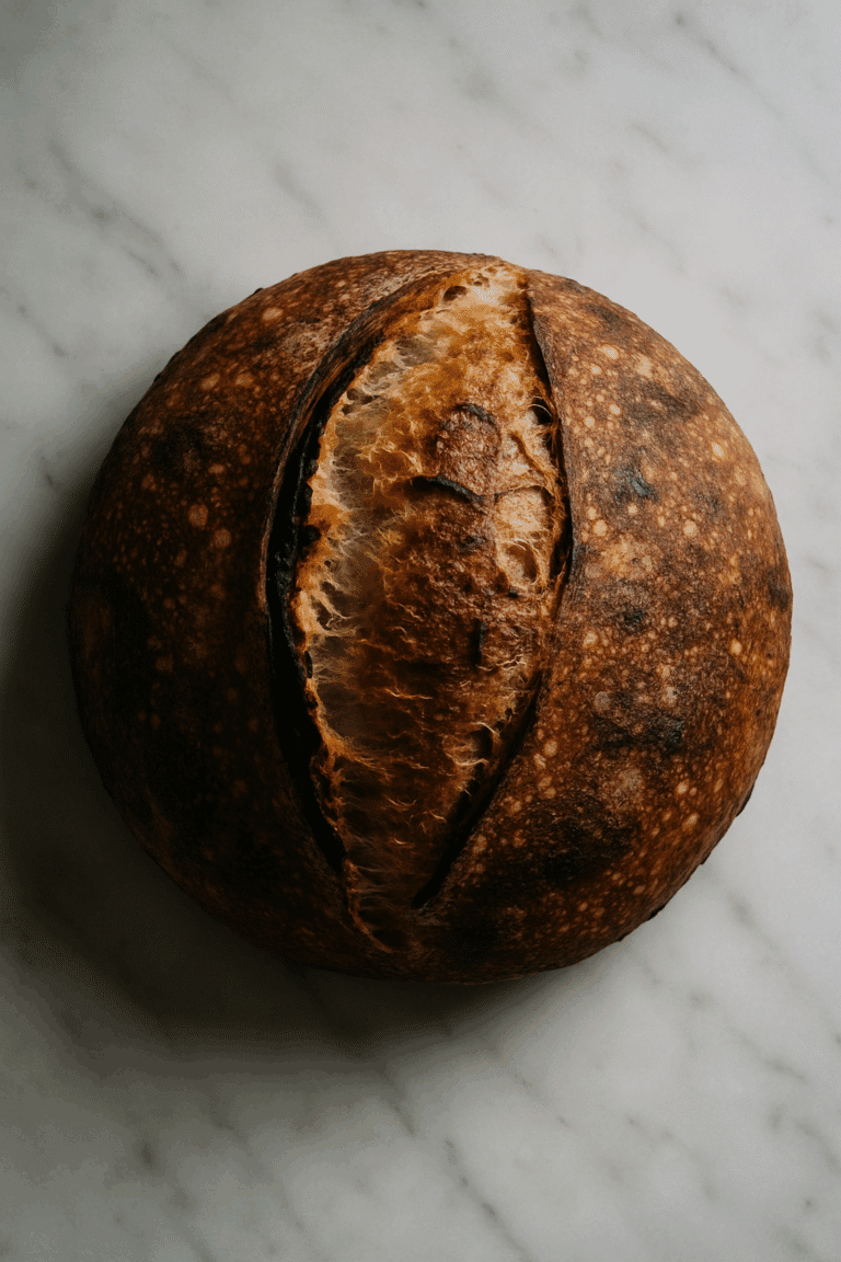 Overnight Sourdough Bread That Actually Works
