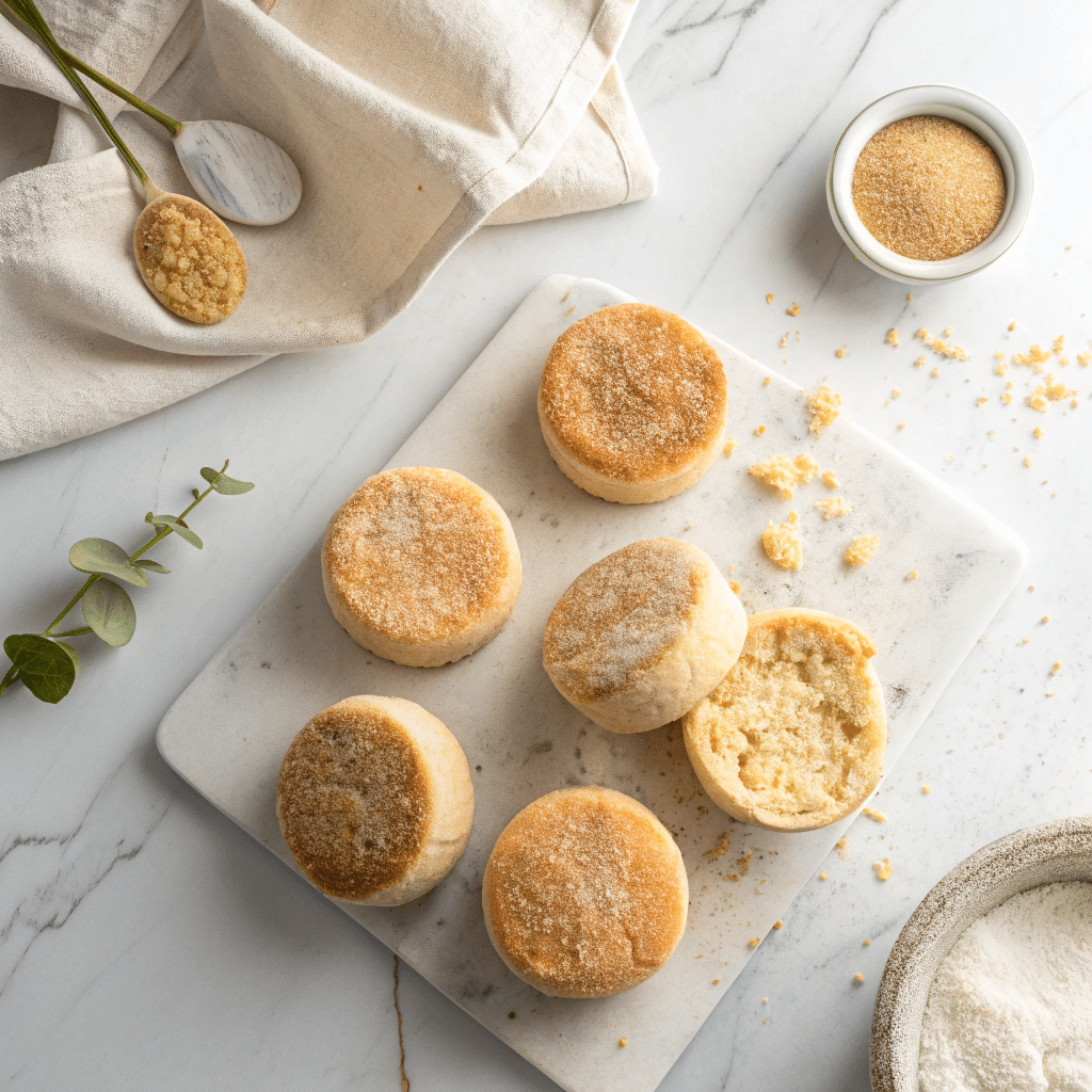 Sourdough Discard English Muffins | 6 Ingredients No waste