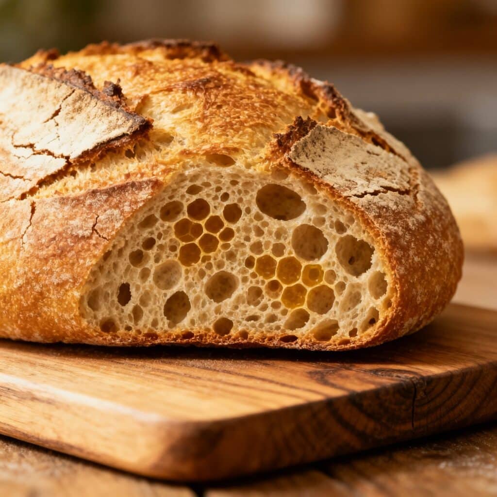 Perfect Sourdough Bread with Crisp Crust and Airy Crumb | Easy Artisan ...