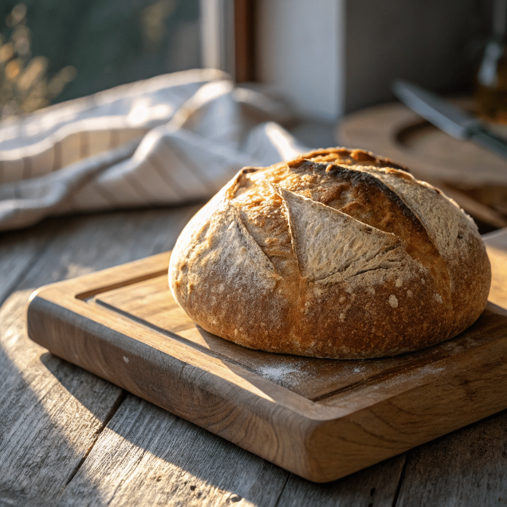 Whole Wheat Artisan Sourdough Loaf: A Hearty, Naturally Fermented Classic