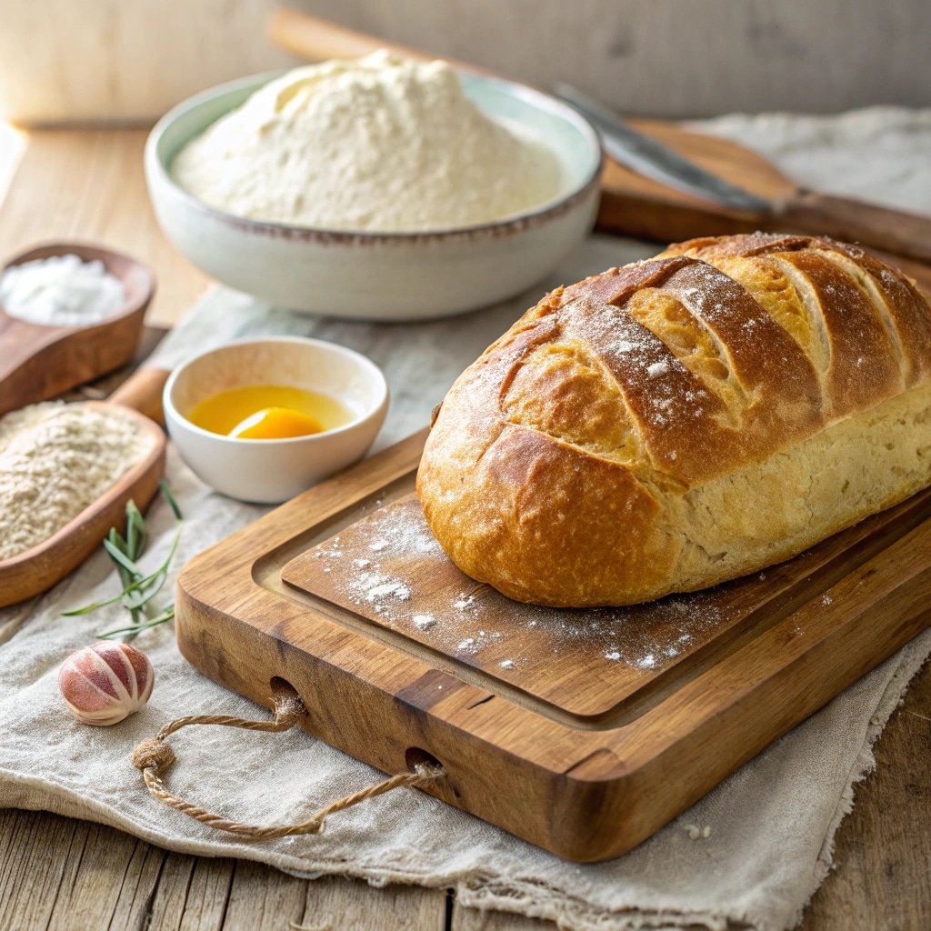 How to Make Enriched Sourdough Bread with Egg Wash for a Perfect Shine
