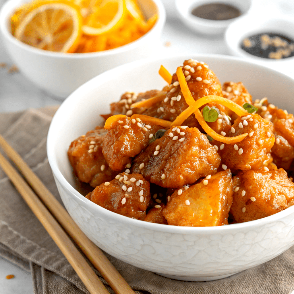 Orange Sesame Chicken — A Bright, Crispy Take on a Takeout Classic