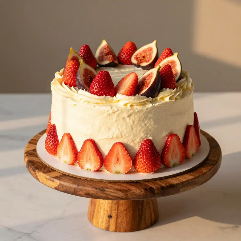 Strawberry Fig Birthday Cake: A Celebration of Summer's Sweetest Flavors