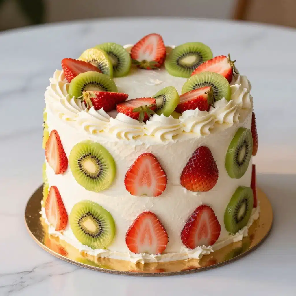 Strawberry Kiwi Layer Cake: A Refreshing Summer Celebration